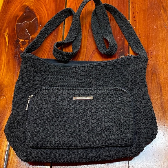 Moda Bella | Bags | Moda Bella Elegant Black Textured Shoulder Bag Bb3 ...